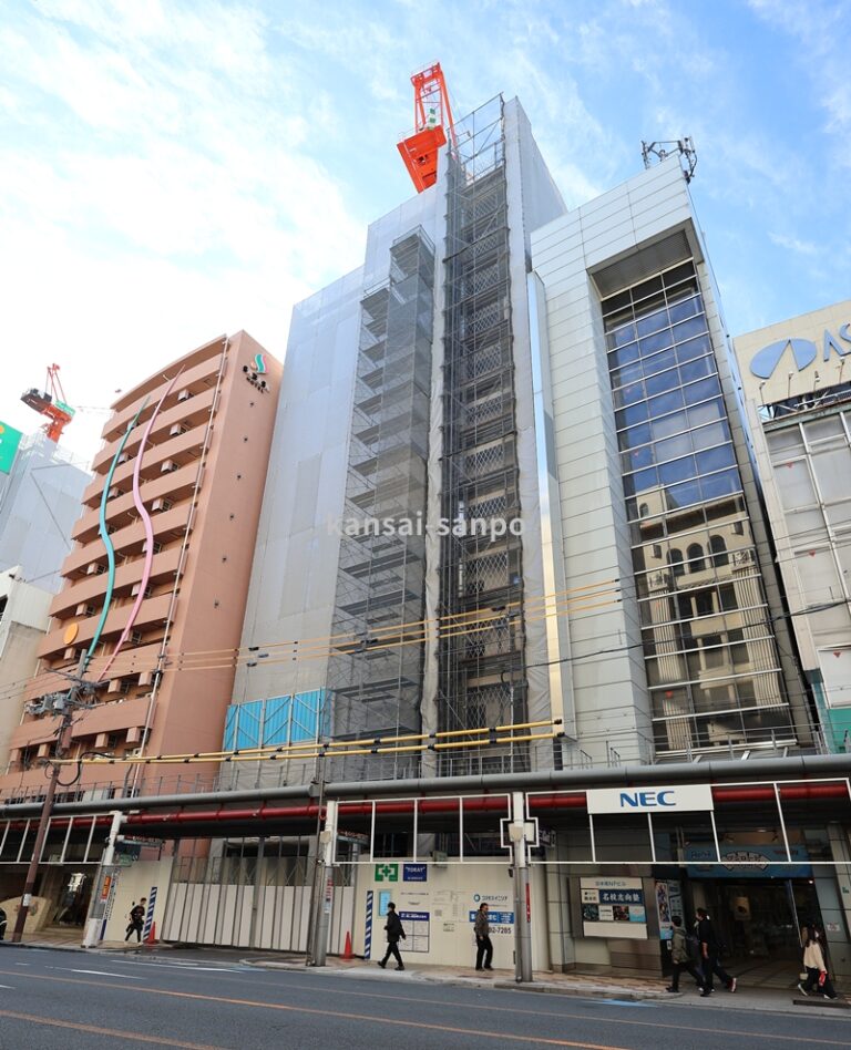 MIRARU（仮・日本橋）大阪市浪速区日本橋3丁目計画（70室）2026年8月竣工